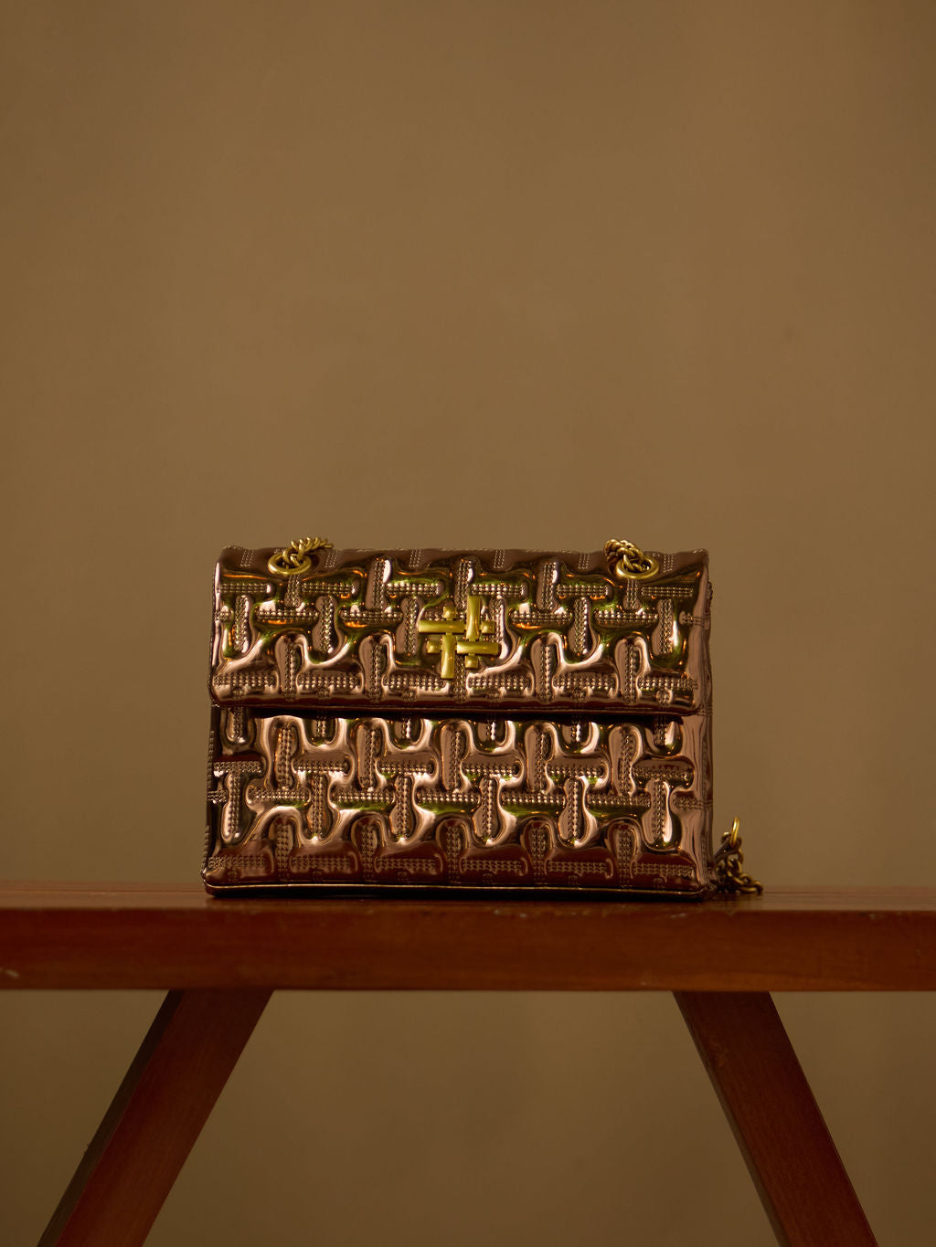 ZOYA FLAP BAG IN BRONZE (MEDIUM) – Outlash brand